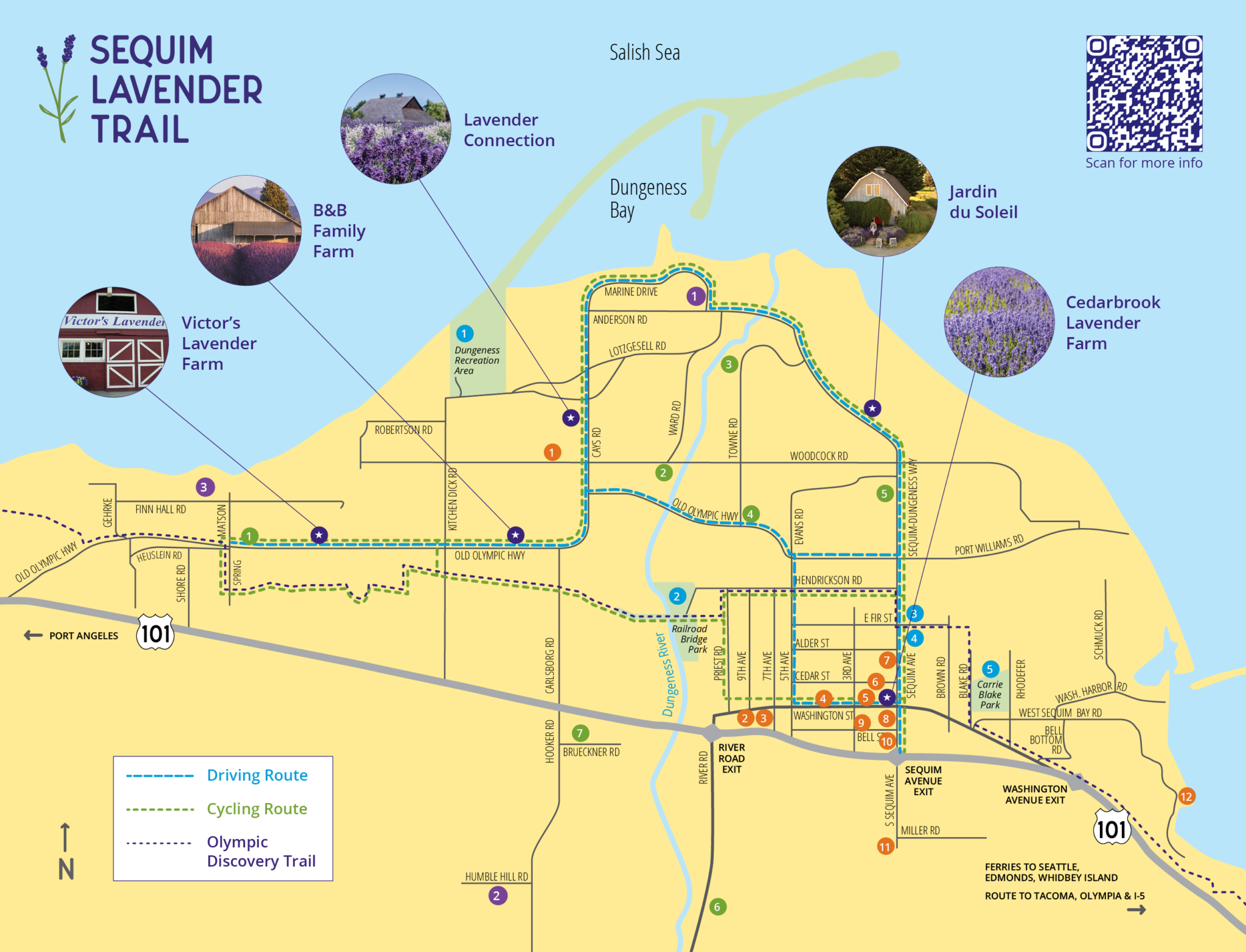 Sequim Lavender Trail Driving Guide - Sequim Lavender Trail
